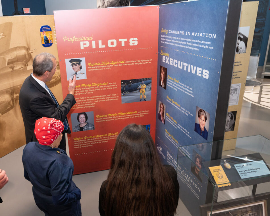 Women in Aviation Exhibit and Hall of Fame open at B-29 Doc hangar - B ...