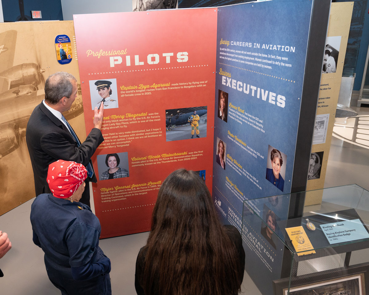 Women in Aviation Exhibit and Hall of Fame open at B-29 Doc hangar - B ...