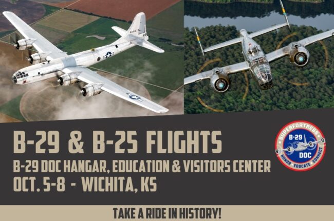 B-29 & B-25: Wichita, KS - Oct. 5-8, 2023